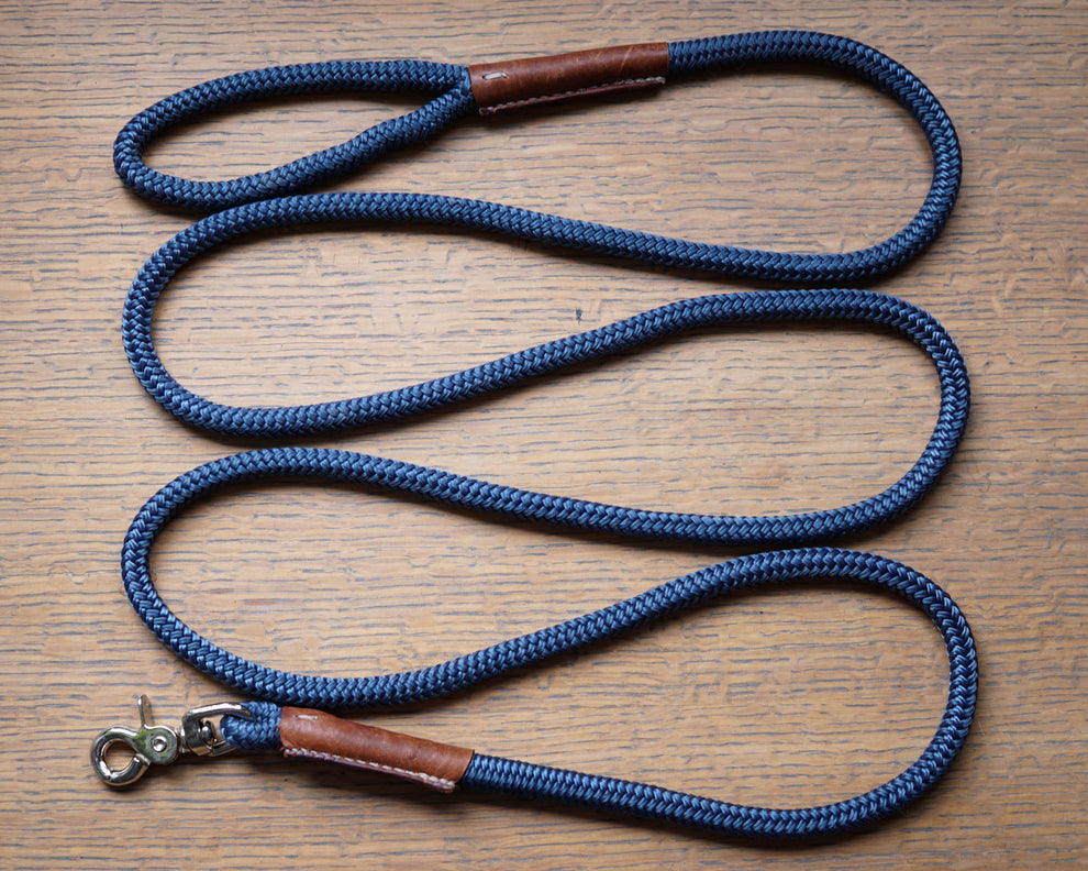 Custom Rope Leash | Rope and Leather | WanderDog – WanderDog Designs
