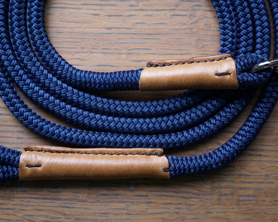 Custom Rope Leash | Rope and Leather | WanderDog – WanderDog Designs